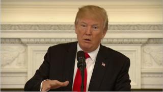 Florida school shooting: Trump says 'I would have run in unarmed' - BBC ...