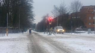 Storm Emma: Snow brings power cuts and travel chaos - BBC News
