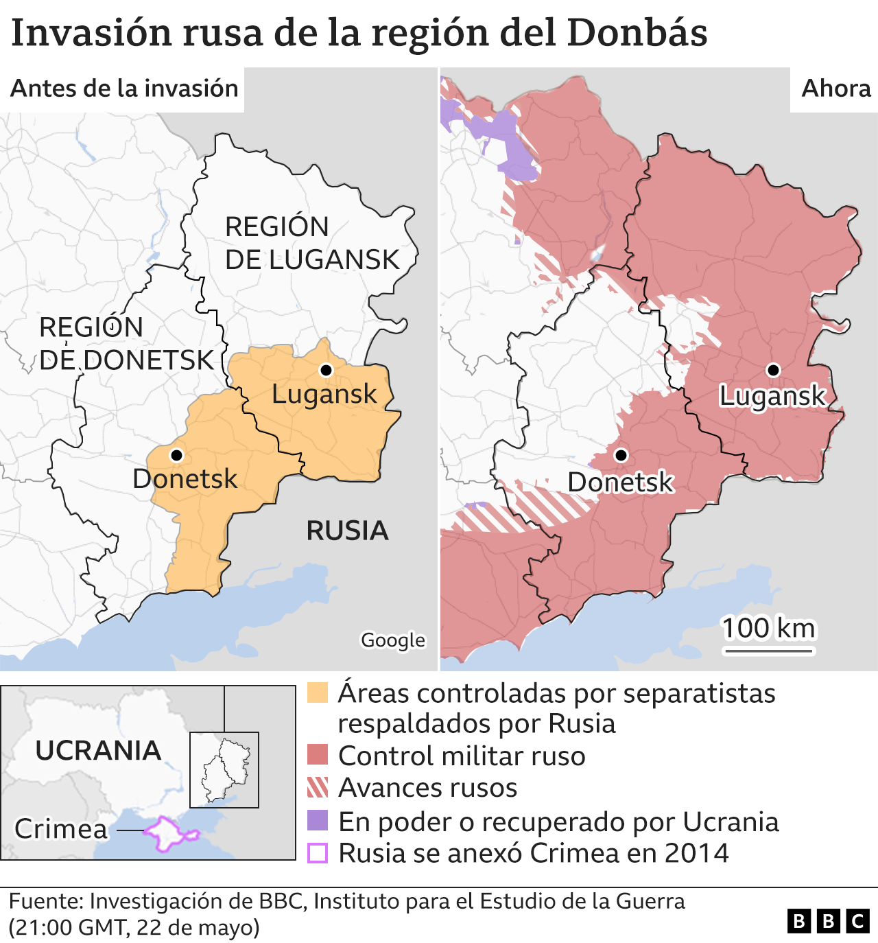 Rusia y Ucrania: 5 mapas y gráficos que muestran cómo ha evolucionado ...