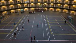 In pictures: The Dutch prison asylum seekers call home - BBC News