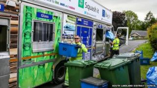 South Cumbria bin collections studied in detail - BBC News
