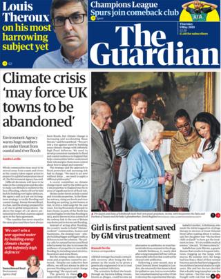 Newspaper headlines: 'Adorable' Archie meets the Queen - BBC News