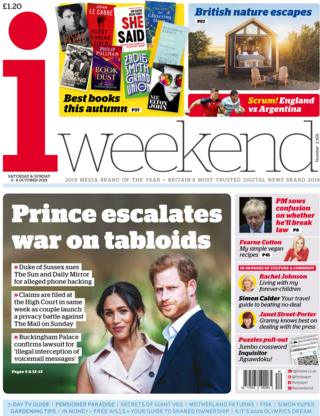 Newspaper headlines: 'Prince Harry's tabloid war' and 'Scotland Yard ...