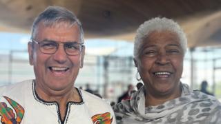 Cardiff memorial for anti-apartheid campaigner Hanef Bhamjee - BBC News