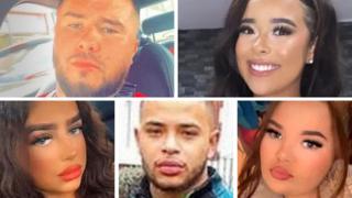 Cardiff car crash: Three of missing five found dead - BBC News
