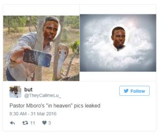 South African preacher mocked after charging for 'heavenly' photos ...