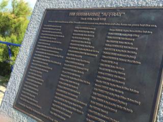 HMS Affray memorial held in Alderney on 70th anniversary of sinking ...