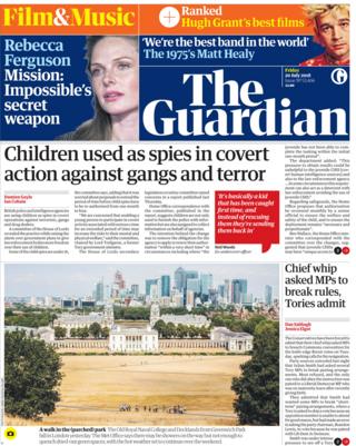 Newspaper headlines: 'Lawless Britain' and a 'cosy cover-up' - BBC News