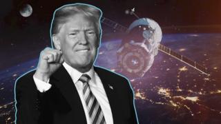 Space Force: Trump 2020 asks supporters to vote on logo - BBC News