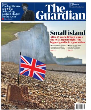 Newspaper headlines: Will Brexit day hail a 'new dawn' or a 'small ...