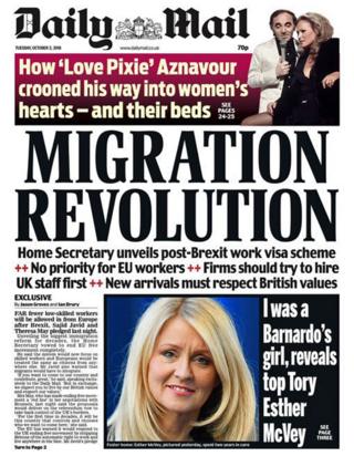 Newspaper headlines: Brexit, Boris Johnson, and a field of wheat - BBC News