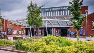 Work begins to improve Derby railway station - BBC News