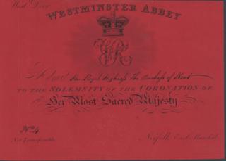 Coronation invitations through the ages - BBC News
