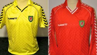 Wales superfan who spent £65k on match-worn shirts - BBC News