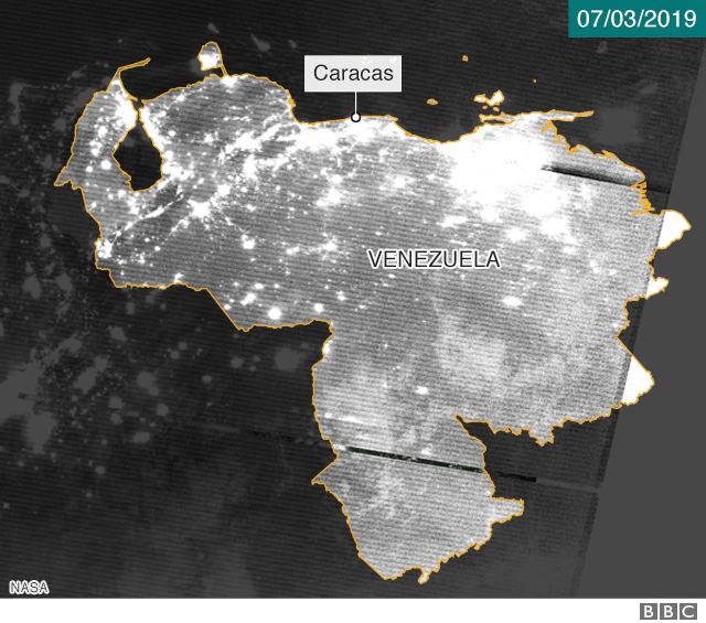 Venezuela Sin Luz Cómo Se Vio Desde El Espacio El Apagón Más Largo De