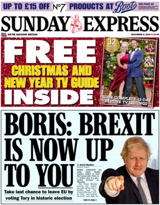 Newspaper headlines: 'Anti-Tory tactical vote' and 'Brexit is now up to ...