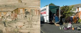 Pitmen Painters' art re-imagined by Ashington photographers - BBC News
