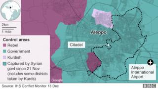 Syria conflict: Fierce fighting halts Aleppo evacuation - BBC News