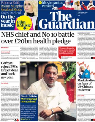 Newspaper headlines: NHS concerns on front pages - BBC News