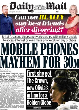 Newspaper headlines: NHS concerns on front pages - BBC News