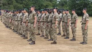 Royal Logistic Corps receives freedom of Bicester - BBC News