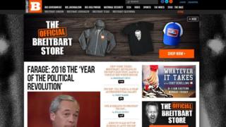 How Breitbart became Donald Trump's favourite news site - BBC News