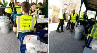 Coronavirus: Clothing warehouse 'putting lives at risk' - BBC News