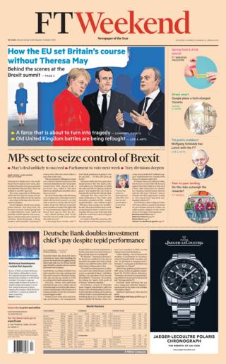 Newspaper headlines: Brexit pressure and no deal 'chaos' - BBC News