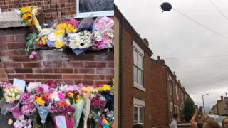 Sarah Henshaw: Vigil held for mother found dead in layby - BBC News