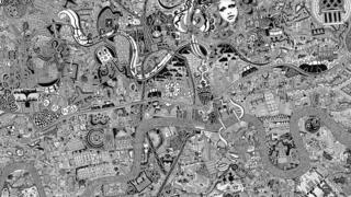 Fuller: Intricate map artist circles Beijing - BBC News