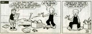 The not-so-changing face of Oor Wullie on his 80th anniversary - BBC News