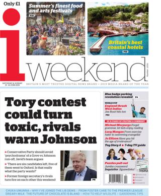 Newspaper headlines: Tory plot to crown Boris 'unopposed' - BBC News