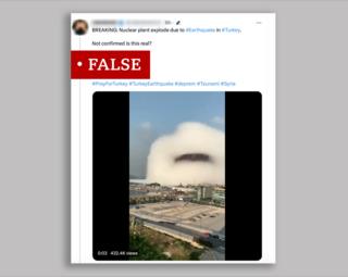 Turkey earthquake: The false images shared online - BBC News