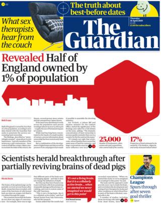 Newspaper headlines: Climate protests 'cause chaos' - BBC News