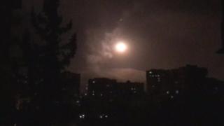 Syria air strikes: Trump defends claiming 'mission accomplished' - BBC News