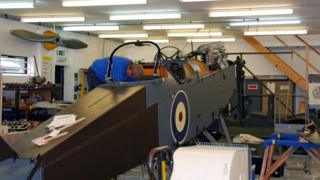 In Pictures: Inside a modern biplane factory - BBC News