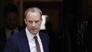 Dominic Raab: Anger from civil servants at resignation letter - BBC News