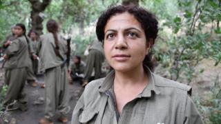 In pictures: PKK fighters prepare for battle with IS - BBC News