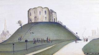 LS Lowry works to go on show in York for first time - BBC News