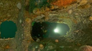 Scapa Flow wrecks recorded in interactive maps - BBC News