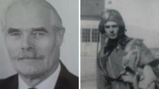 Funeral for no-relatives RAF veteran Raymond Burrows - BBC News