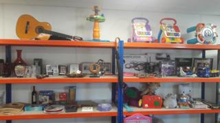 Recycling tip shops saving 'tonnes' of waste from landfill - BBC News