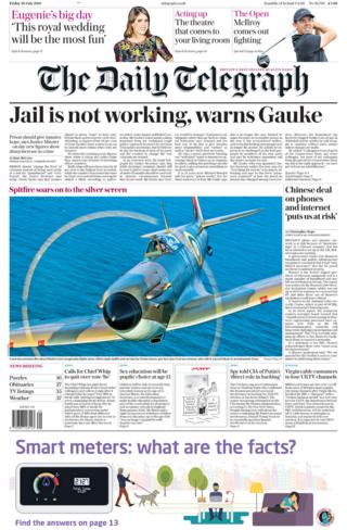 Newspaper headlines: 'Lawless Britain' and a 'cosy cover-up' - BBC News