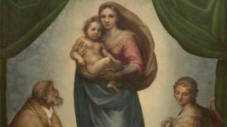 Lost Raphael masterpiece goes on show in Bradford in UK first - BBC News