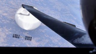 Spy balloon sent data to China in real time - report - BBC News