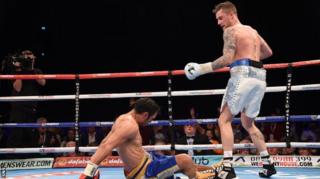 Ricky Burns: Scottish boxer makes history with third world title - BBC ...