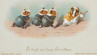Beatrix Potter: Christmas cards to go on display at V&A - BBC News