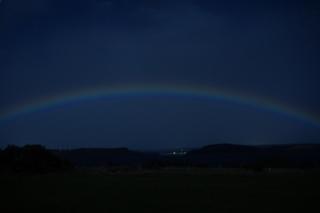 In pictures: Rare lunar rainbows over the Highlands - BBC News