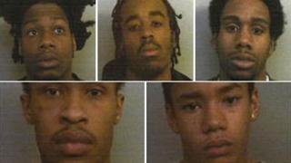 Bristol gang who posted gun video on internet jailed - BBC News