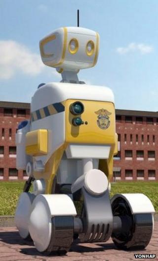 Robotic prison wardens to patrol South Korean prison - BBC News